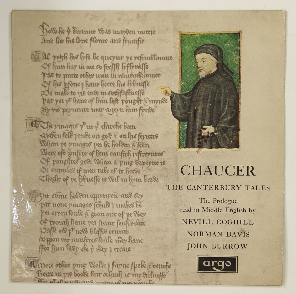 CHAUCER / PROLOGUE TO THE CANTERBURY TALES READ IN MIDDLE ENGLISH – かすみレコード